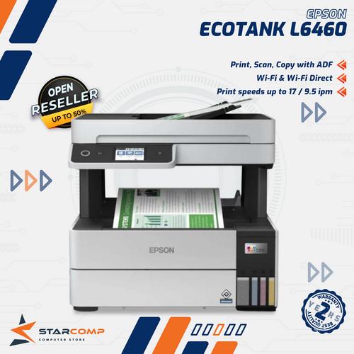 Promo Printer Epson L6460 All in One F4 ADF WiFi Pigment Duplex Cicil 0 ...