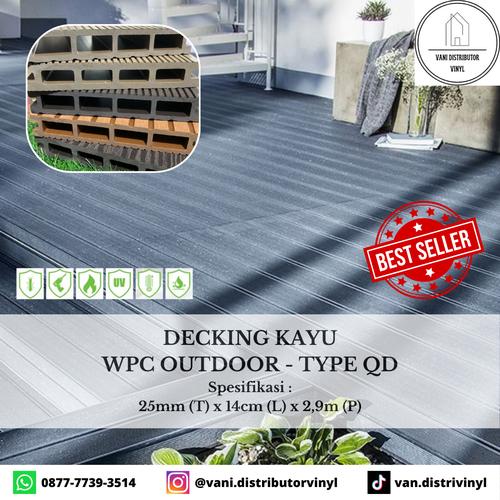 Jual WPC Decking Outdoor Lantai Dekorasi Taman Anti Rayap Panjang 2,9m - Jakarta Timur ...