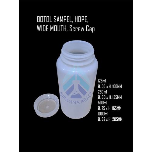 Jual Botol Sampel HDPE Reagent Bottle Plastik RRC - 500ml - Kota ...