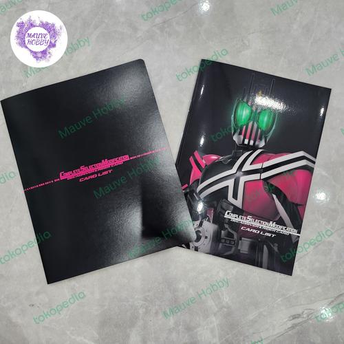 Jual CSM Complete Selection Modification Decade Kamen Rider Card List - Kab. Tulungagung - Mauve ...