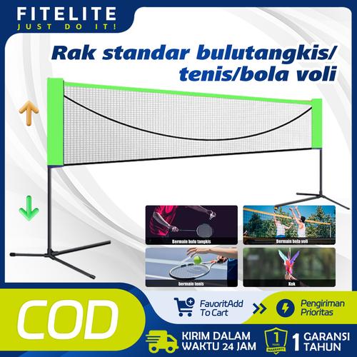 Promo Tiang Net Bulu Tangkis Portable/Net Bulutangkis/Tiang jaring net ...