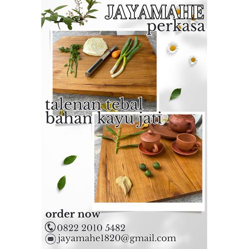 Jual Talenan kayu jati tebal gradefood kitchen set peralatan dapur ...