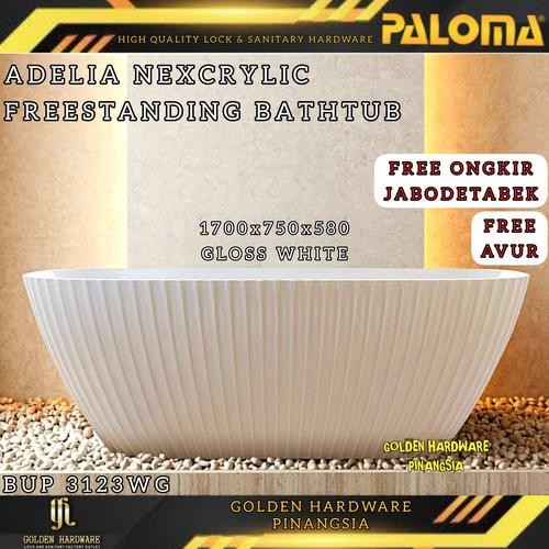 Jual PALOMA BATHTUB BAK MANDI PUTIH NEXCRYLIC FREE STANDING BUP 3123WG ...
