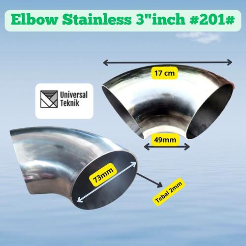 Promo Elbow 3" inch ss/ keni/ lasbow/ sambungan pipa stainless steel ...