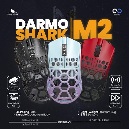 Jual Darmoshark M2 / M-2 8k Daero Wireless Ultra Light Ambi Magnesium ...