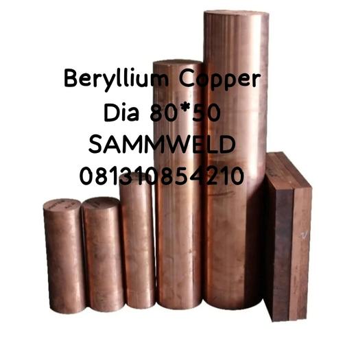 Jual Beryllium Copper dia 80 mm x 50mm. Terima Pembuatan Part Custom ...