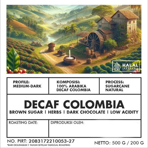 Jual Kopi Arabika Arabica Coffee Decaf Colombia Sugarcane Low Acidity ...