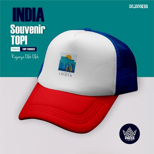 Promo Souvenir Topi Jaring, Topi Trucker Oleh - Oleh India banyak ...