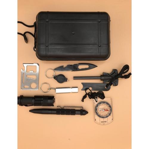 Jual Outdoor Sports SOS Emergency Survival Tools Kit With Self-Help Box ...