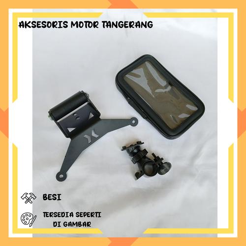 Jual BRACKET BRAKET BREKET HOLDER HANDPHONE HP WATERPROOF GPS YAMAHA ...