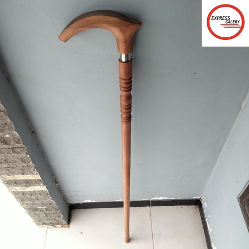 Jual tongkat jalan kayu nagasari model pipih profil bubut premium C04 ...