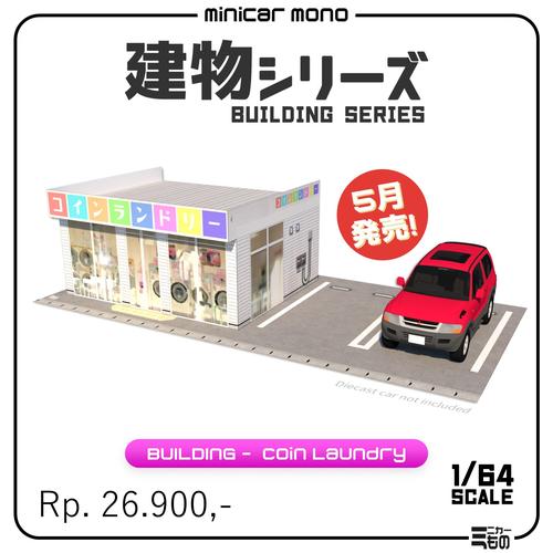 Jual Diorama Papercraft Building -Coin Laundry- - Dengan Base - Jakarta ...