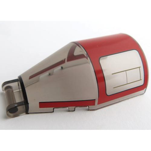 Jual Lego Trans - Brown Part 92279pb013 Windscreen 6 x 4 x 2 Round with ...