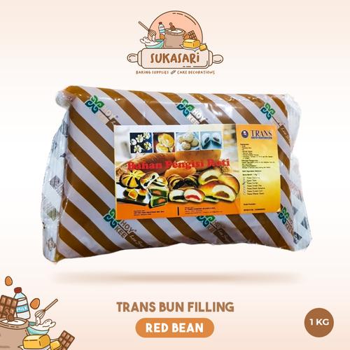 Jual Trans Bun inti red bean isian Filling roti pao kacang merah 1kg ...