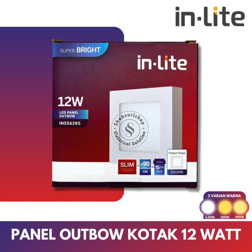 Jual INLITE LED PANEL IN-LITE 12W 12 W WATT KOTAK OUTBOW INSS628S ...