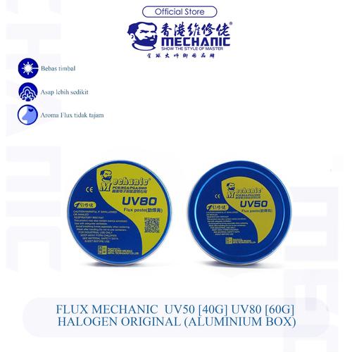 Jual Mechanic Flux UV50 [40G] UV80 [60G] Halogen Aluminium Box Original - UV50 [40G] - Jakarta ...
