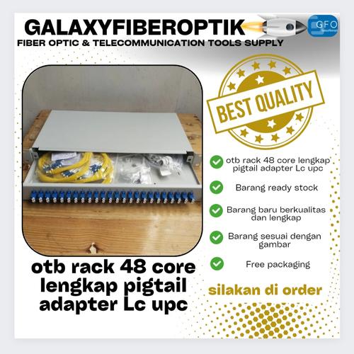 Jual otb rack 48 core lengkap pigtail adapter lc upc - Jakarta Barat ...