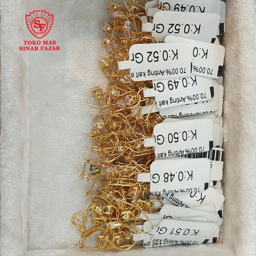 Promo ANTING EMAS FASHION WANITA DESY KADAR 16K MULAI DARI 0,90 GR ...