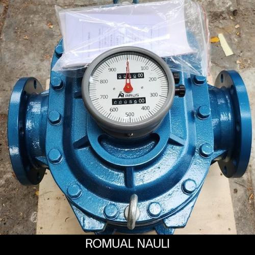 Jual FLOW METER MERK ARUS OVAL GEAR METER UKURAN 6 INCK DN150 OLI SOLAR ...