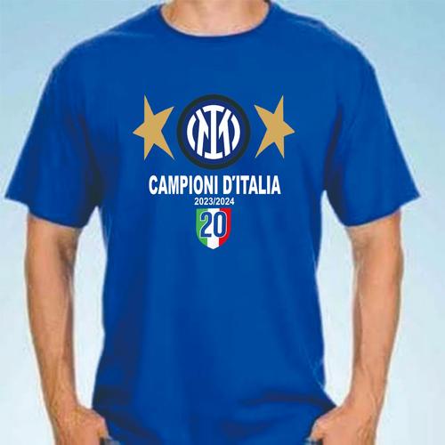Jual T Shirt kaos inter scudetto campioni d'italia 2024 bintang 2 ...