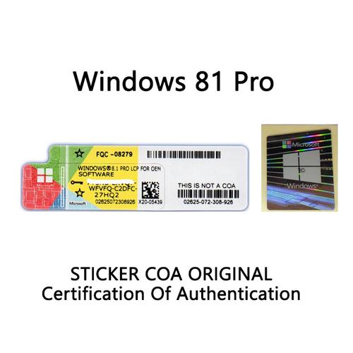 Jual Stiker coa. windows 8.1 Pro (key win 8.1 pro) - Jakarta Selatan ...