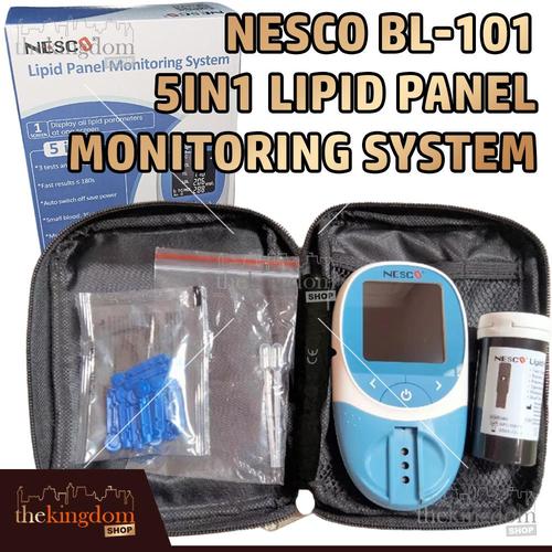 Promo Nesco BL-101 5in1 Lipid Panel Monitoring System Alat Cek Kolesterol HDL LDL Trigliserida ...