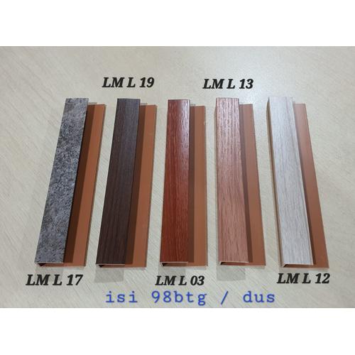 Jual Lis tutup / Lis L plafon PVC Type Doff Laminated - LM L 17 - Kota ...