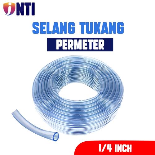 Jual Selang air waterpass 1/4 inch permeter / selang air tukang / selang air horizontal kecil 1/ ...