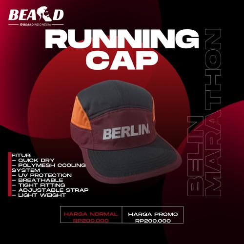 Jual Topi Sport Running 5 panel - Topi Running Original - Topi Running ...