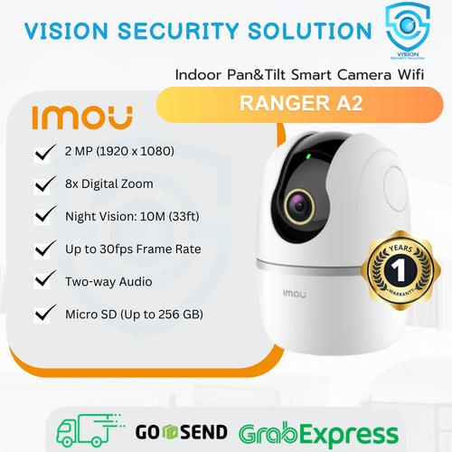 Promo Babycam CCTV Wireless Imou Ranger A2 2MP IPC-A22EP-L-V3 Two-way Talk - IMOU 32GB - Kab ...