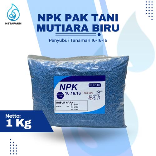 Jual Pupuk NPK PAK TANI Mutiara Biru 16-16-16 Penyubur Tanaman 1 KG ...