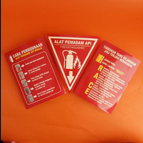 Jual Stiker Apar, Stiker Cara Penggunaan Apar, Stiker Race, Stiker ...