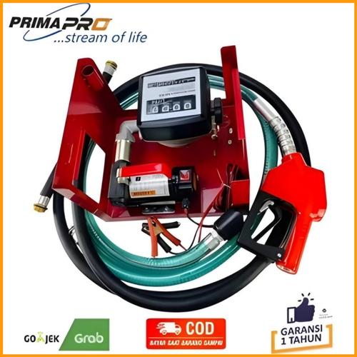 Jual Pompa solar Diesel Pump DC 12V Flow meter analog 4 digit Lengkap 1set - Jakarta Barat ...
