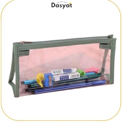 Jual DOS Kotak Pensil Transparan Multifungsi Minimalis Tempat Pensil ...