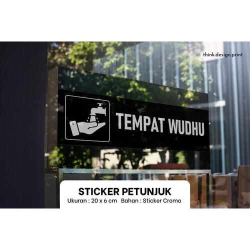 Jual Sticker Sign Tempat Wudhu - Kab. Tangerang - thinkdesignprint ...