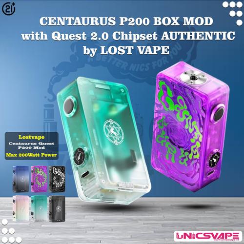 Promo CENTAURUS P200 BOX MOD Lost Vape Dual Battery 200Watt Power MODS ...