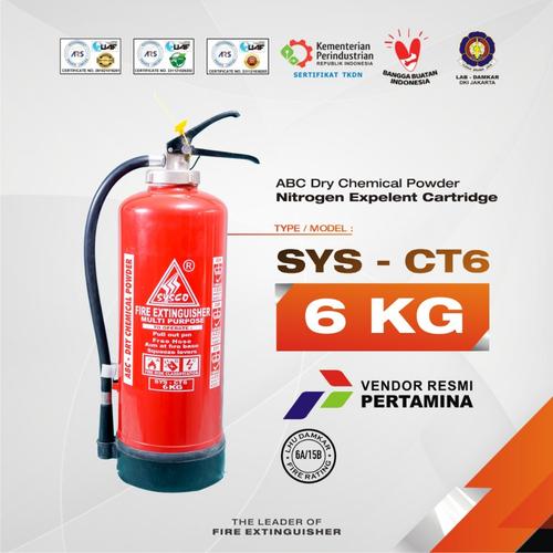 Jual APAR 6KG Powder ABC Cartridge - Alat Pemadam Api/Kebakaran Premium ...