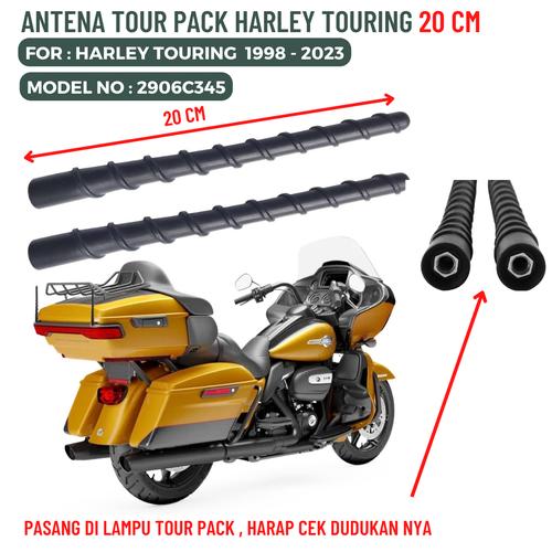 Jual ANTENA TOUR PACK 20 CM HARLEY TOURING 1998 - 2023 2906C345 - Kota ...