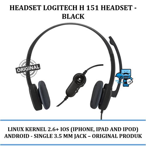 Jual Headset Logitech H 151 Headset - Black - Jakarta Pusat - Das ...