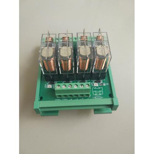 Jual 4 channel NPN 24vdc relay module PLC control G2R-1-E 24V DC 1A1B 4 ...
