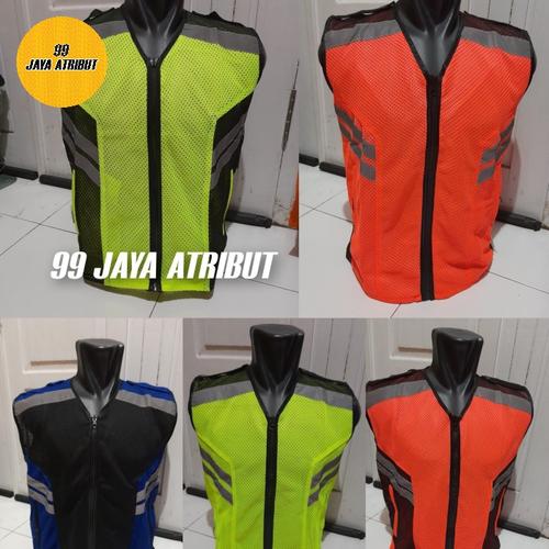 Jual Rompi proyek rompi safety rompi jaring rompi outdoor - Orange, S ...
