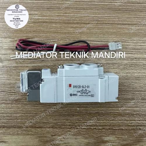 Jual SOLENOID VALVE SMC SY5120-5LZ-01 24VDC SINGGEL COIL - Jakarta Barat - MEDIATOR TEKNIK ...