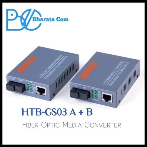 Jual Netlink Htb Gs03 Htb-Gs03 Gigabit Optical Single Mode Media Converter - Kab. Gianyar - Spad ...