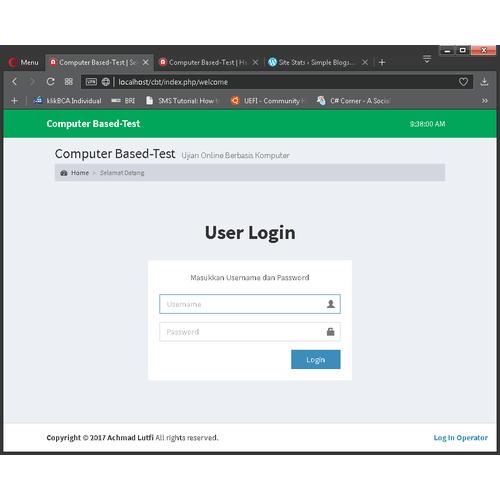 Jual Source Code E-CBT(Zyacbt) Aplikasi Ujian Online Untuk Sekolah SD,SMP,SMA,SMK - Kab. Bolaang ...