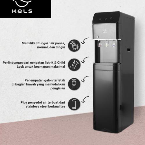 Jual Kels Sheldon Water Dispenser Air Galon Bawah Bottom Loading 3 ...