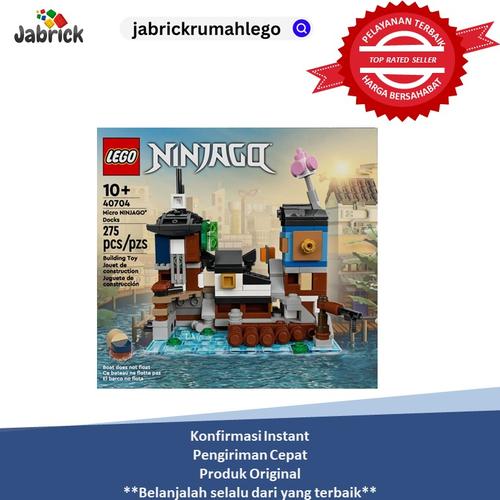 Jual LEGO 40704 Micro NINJAGO Docks - - Jabrick Rumah Lego | Tokopedia
