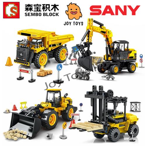 Promo JOY TOYS Mainan Brick Sembo Kendaraan Berat Sany / Kendaraan ...