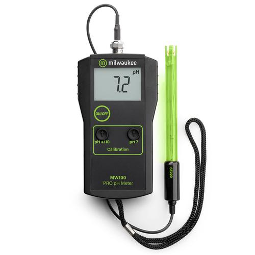 Jual Milwaukee MW100 PRO Portable pH Meter with pH Electrode - MW 100 ...