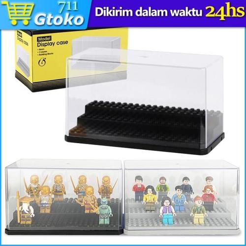 Jual Glosir_Yxfg Lego Base Plate Mini Display Box / Lego Minifigure ...