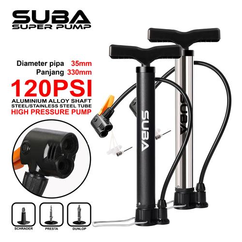 Jual Pompa Sepeda SUBA Super Pump 120 Psi - Bicycle Mini Pump Presta ...